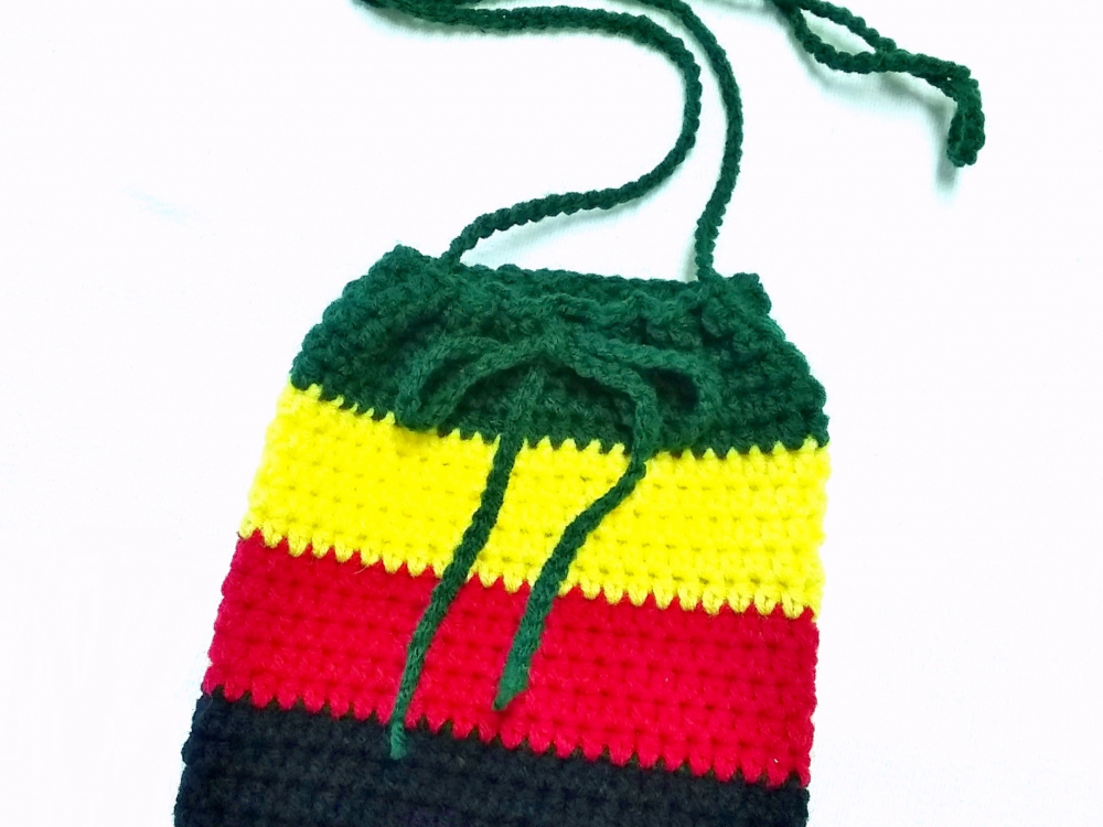 Rasta Colored Crossbody Crochet Purse | Free Spirits Designs